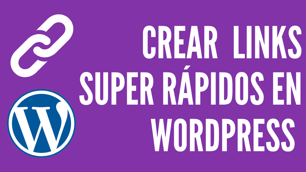 Create SUPER FAST Links Or Links In WordPress How To Make A Page